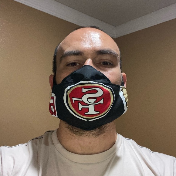 Handmade | Accessories | San Francisco 49ers Face Cover 49ers Face ...